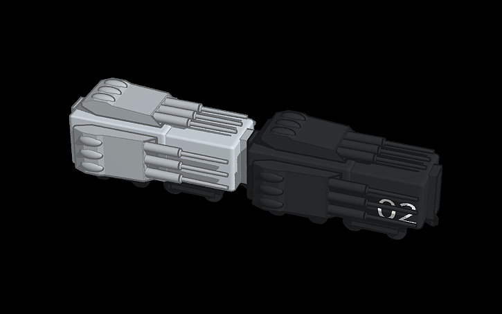 3D design GLR SDF Main Battery/Cannon Car - Tinkercad