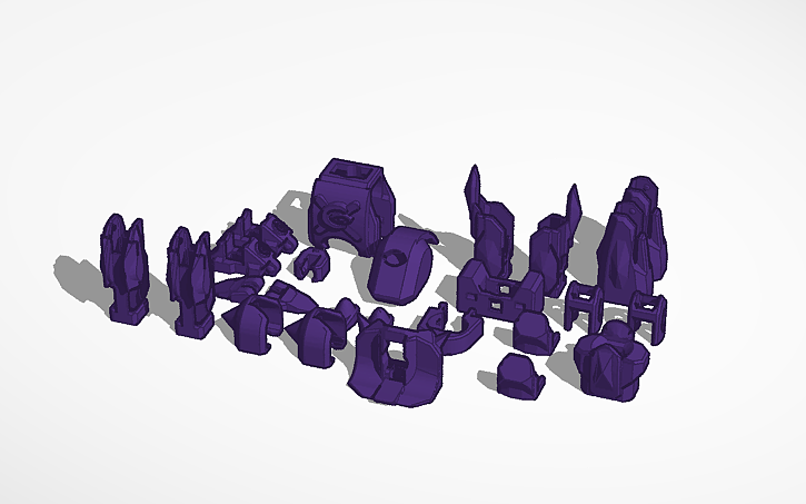 3D design Dummy 13 Cyclops Armor (Full Armor Remix) - Tinkercad