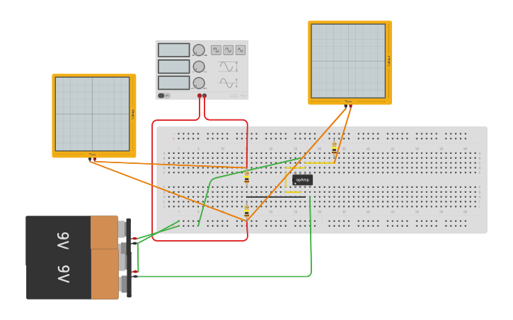 Circuit design Buffer - Tinkercad