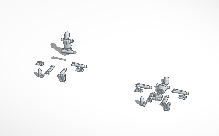 3D design Action figure - Tinkercad