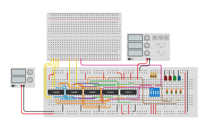 Circuit Design State Machine Tinkercad