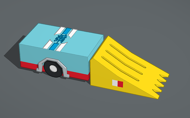 3D design Cyberbrick battle bot project (in progress) - Tinkercad