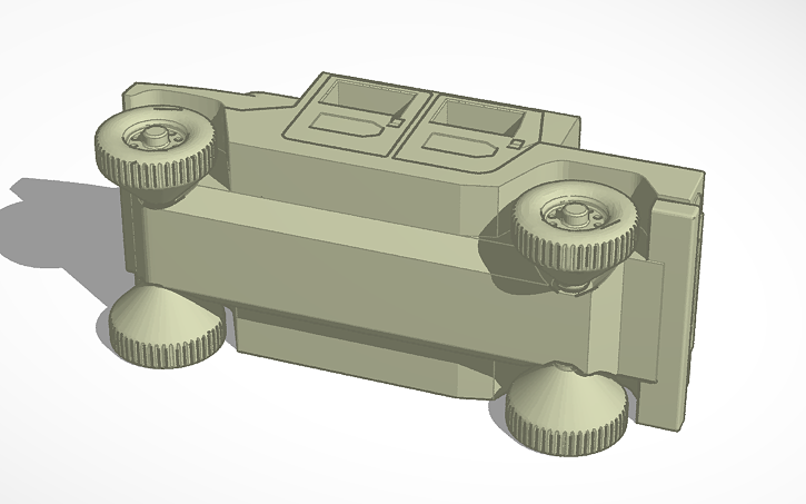 3D design Hummer H1 Double Cab Pickup - Tinkercad