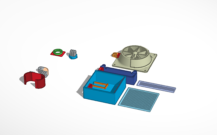3D design Wind Sim - Tinkercad