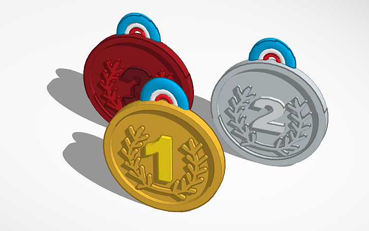 3D design Medals - Tinkercad