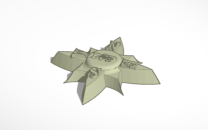 3D design DnD Compass - Tinkercad