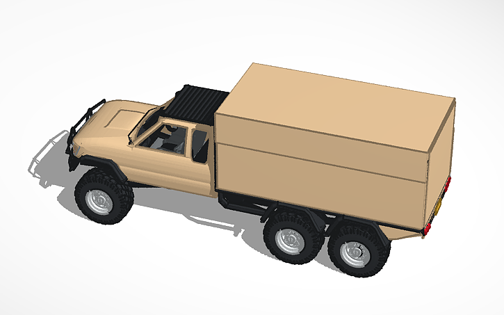 3D design Epic 6x6 Armored Landcruiser - Tinkercad