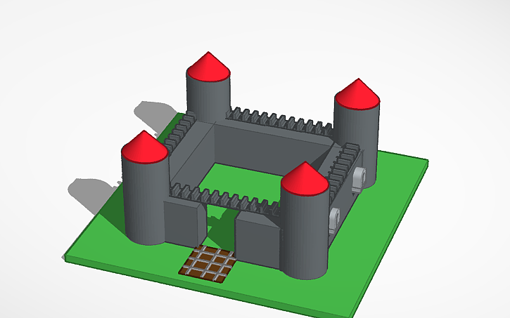 3D design Castle - Tinkercad
