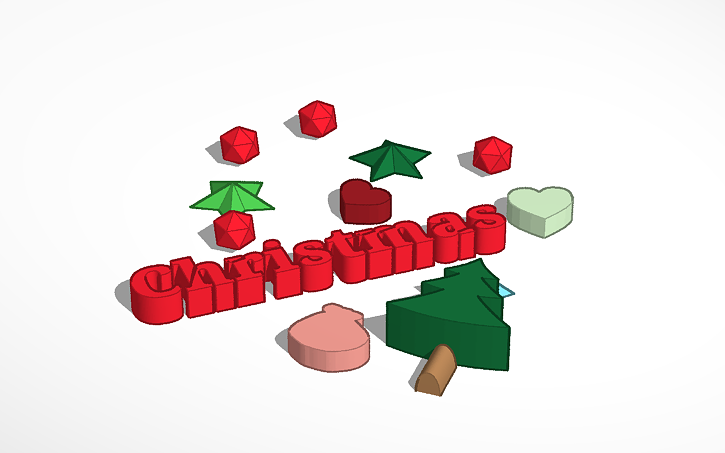 3D design Christmas - Tinkercad