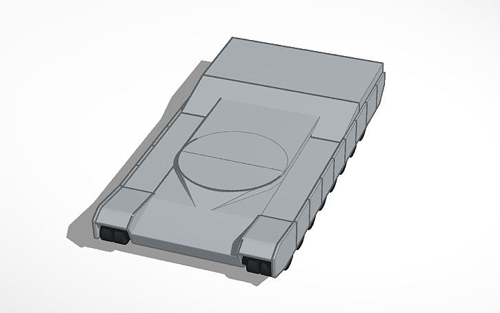 3D design 120mm Gun Combat Tank XM4 - Tinkercad
