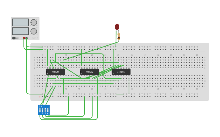 Circuit design Binary cell for RAM - Tinkercad