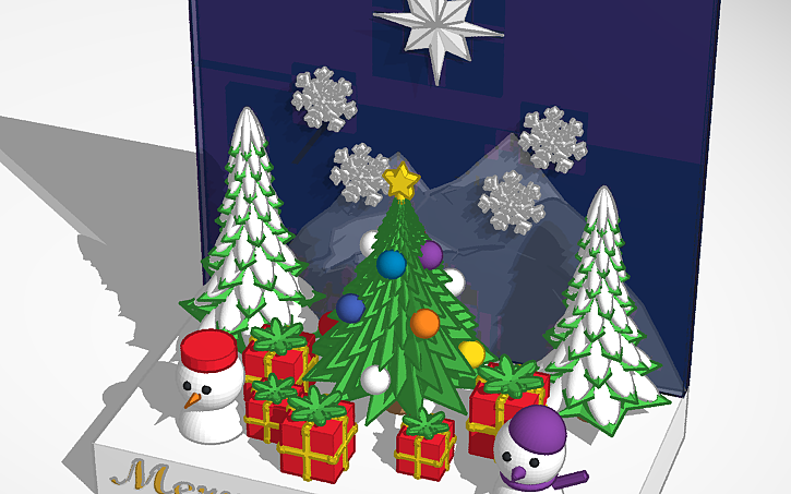 3D design Merry Christmas 2024! - Tinkercad