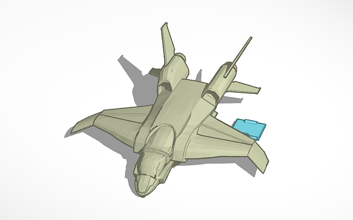 3D design QuinJet with door - Tinkercad