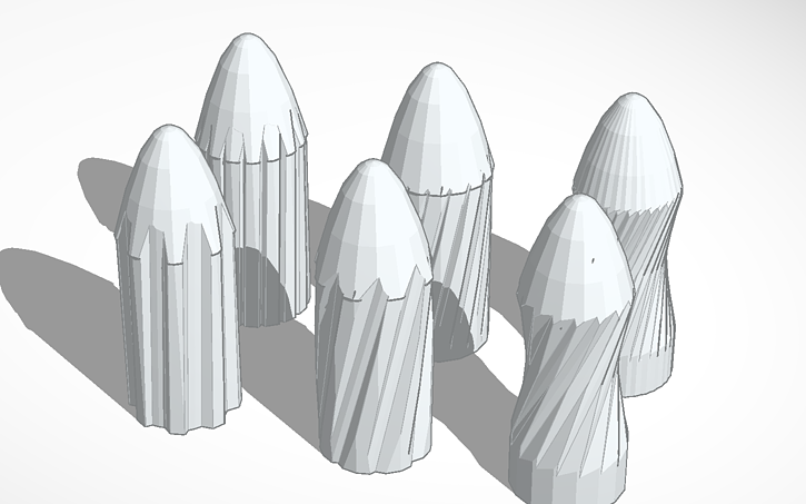 3D design Copy of bullets - Tinkercad