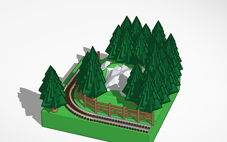 3D design Forest - Tinkercad