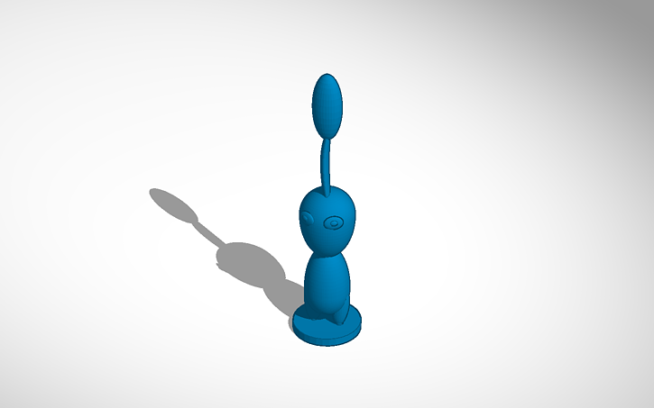 3D design Blue Pikmin - Tinkercad