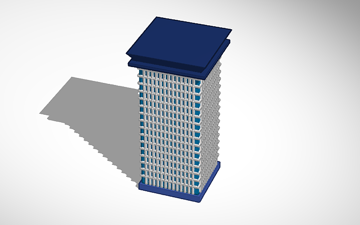 3D design Skyscraper - Tinkercad