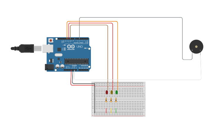 Circuit design Distancia Escola - Tinkercad