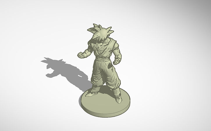 3D design Goku - Tinkercad