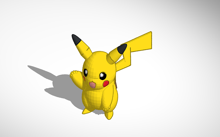3D design pokemon - Tinkercad
