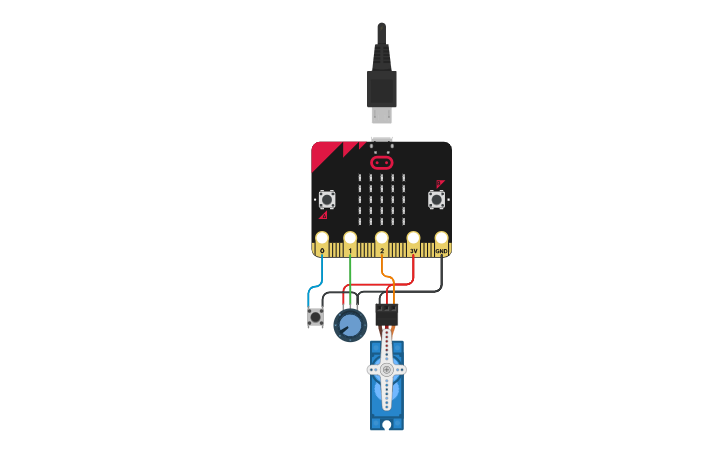 Circuit design MicroBit - Tinkercad