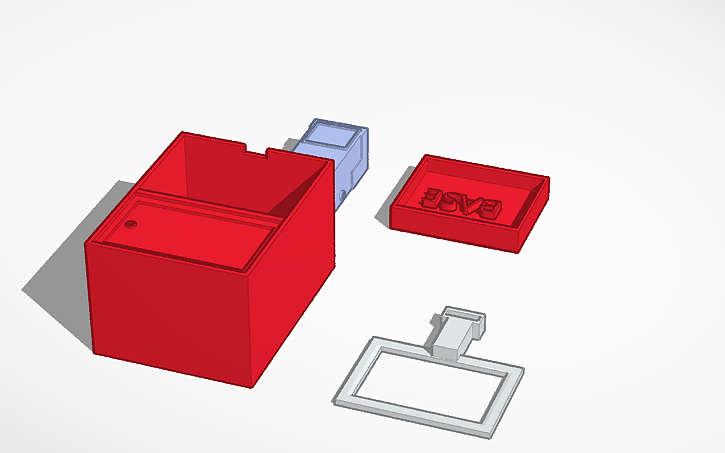 3D design Newspaper Vending Machine - Tinkercad