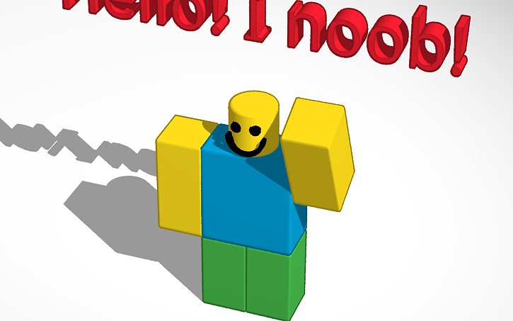 3D design Roblox Noob - Tinkercad