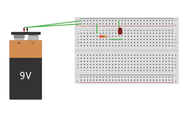 Circuit design 1_ENCENDER LED - Tinkercad