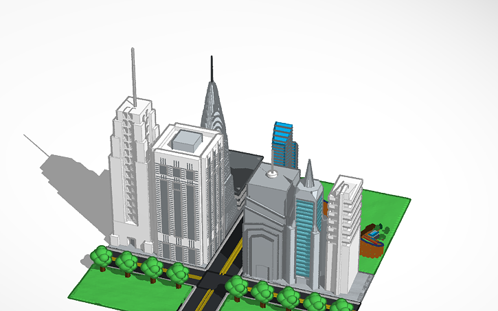 3D design city``````` - Tinkercad