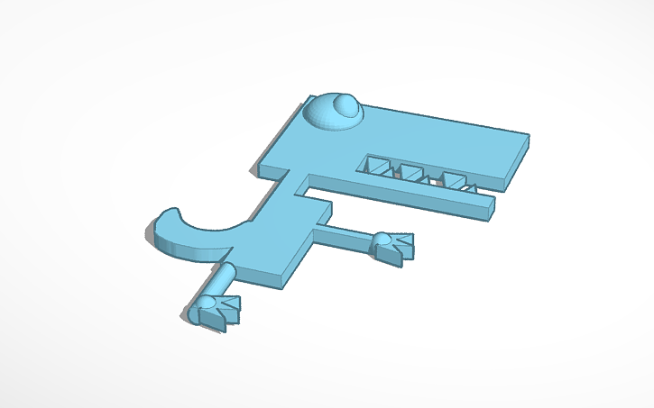 3D design bluey boy - Tinkercad