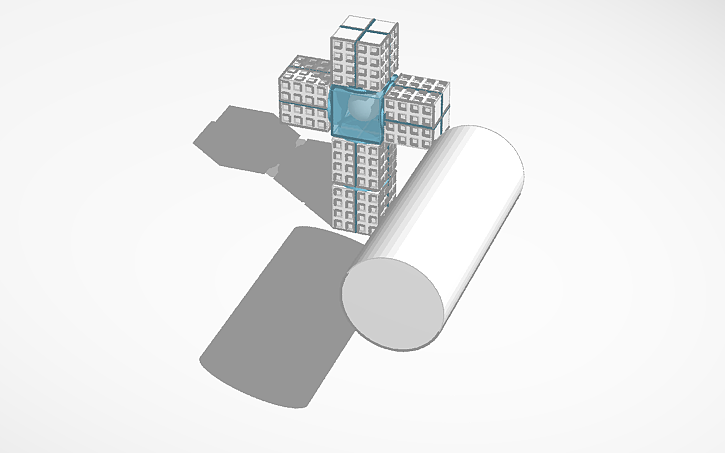 3D design chronos + cross - Tinkercad