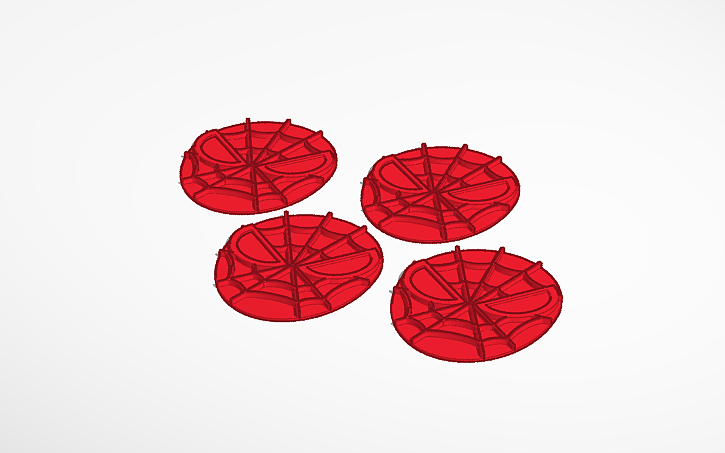 3D design Spider-Man Face - Tinkercad