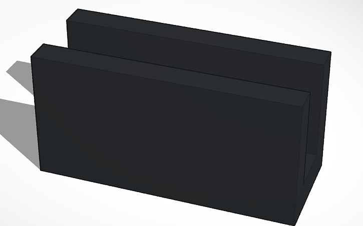 3D design Replicator 2X Printer Glass Spacer - Tinkercad