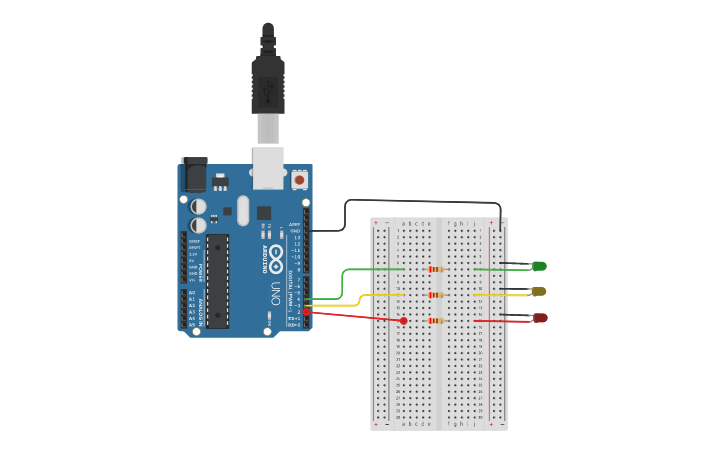 Circuit design Mini Peta 1 - Tinkercad
