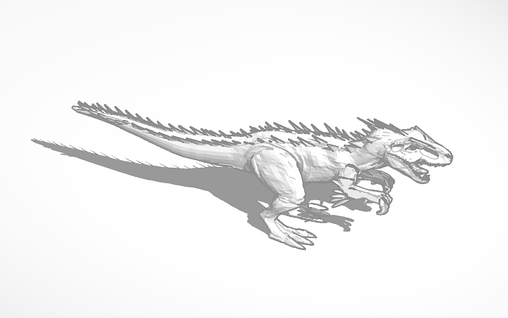 3D design indominus rex - Tinkercad