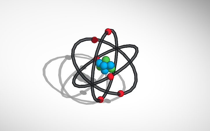 3D design Atom - Tinkercad
