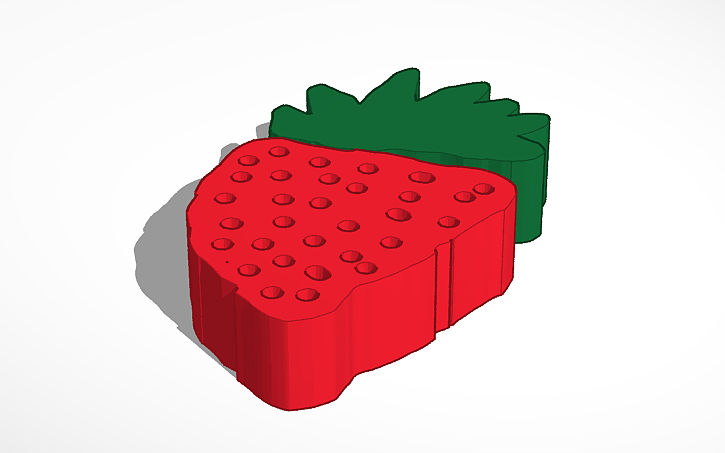 3D design Strawberry - Tinkercad