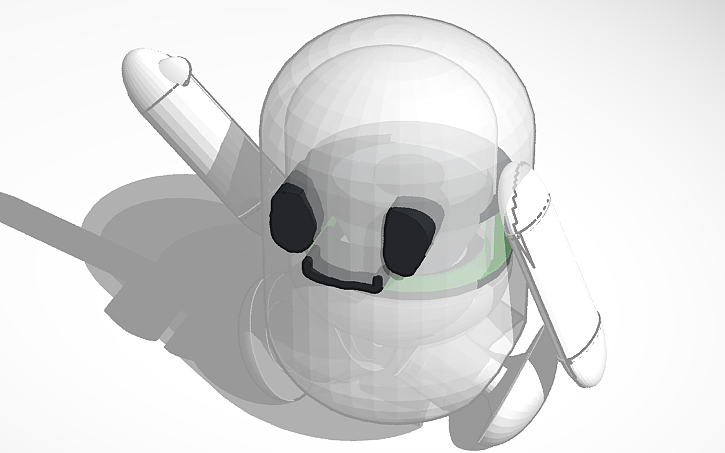3D design Ron the B bot - Tinkercad