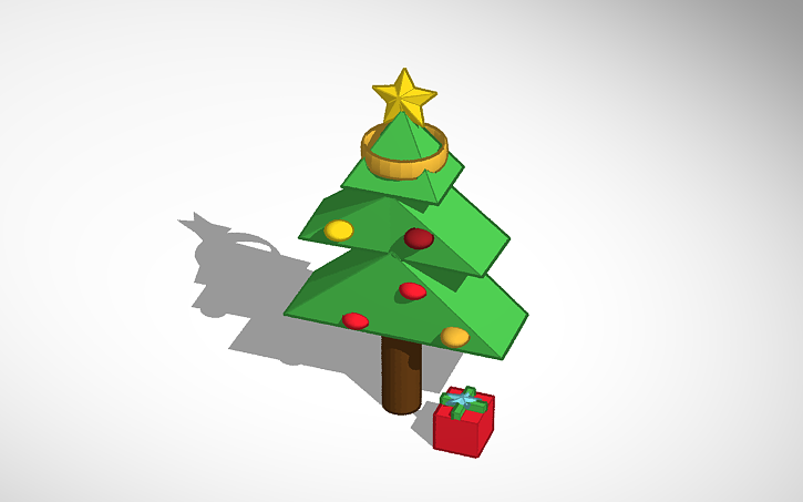 3D design Christmas Tree * - Tinkercad