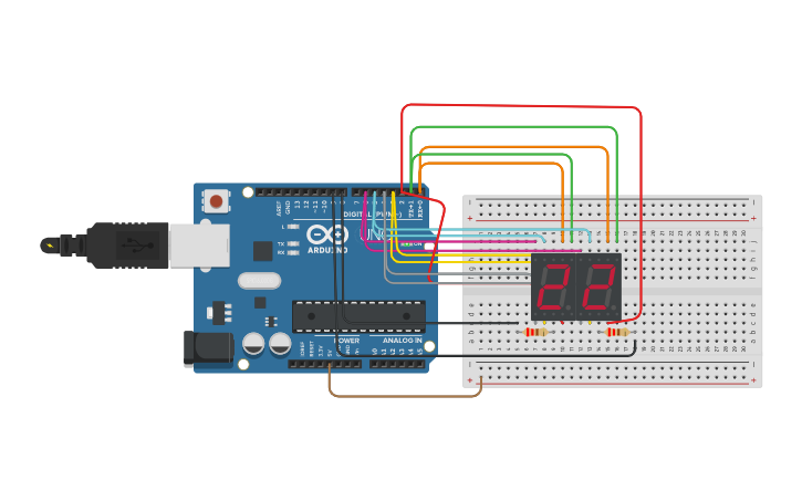 Circuit design UMI MC Tugas 3 - Tinkercad