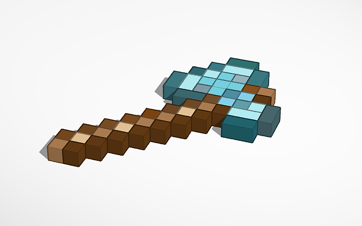 3D design MC AXE - Tinkercad