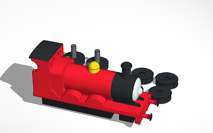 3D design james the red engine - Tinkercad