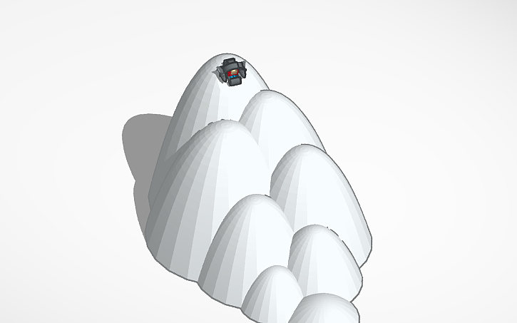 3D design Rocket Powered Sled - Tinkercad