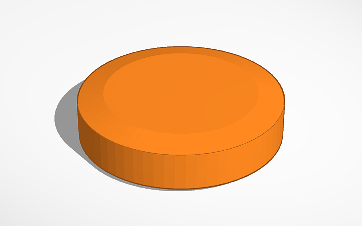 3D design Mandrel end plate - Tinkercad
