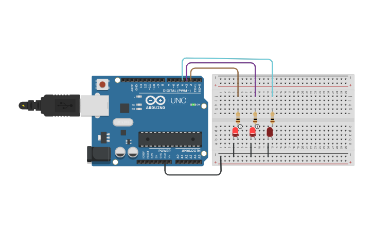 Circuit design Coding With Blocks - Tinkercad