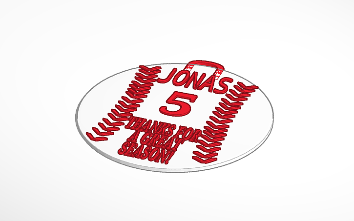 3D design baseball - Tinkercad