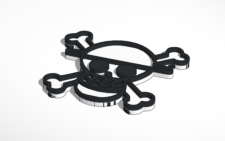 3D design one piece - Tinkercad