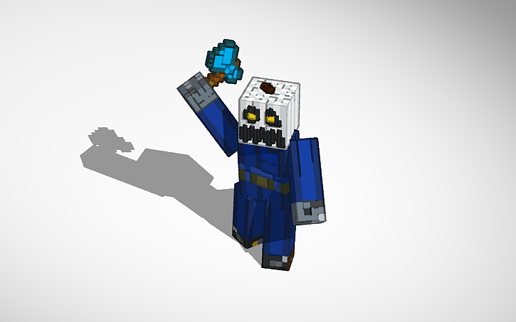 3D design White pumpkin (Jason/slasher skin) Forsaken - Tinkercad