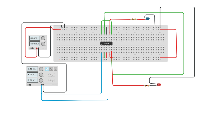 Circuit Design Modulo 3 Synchronous Up Counter Tinkercad