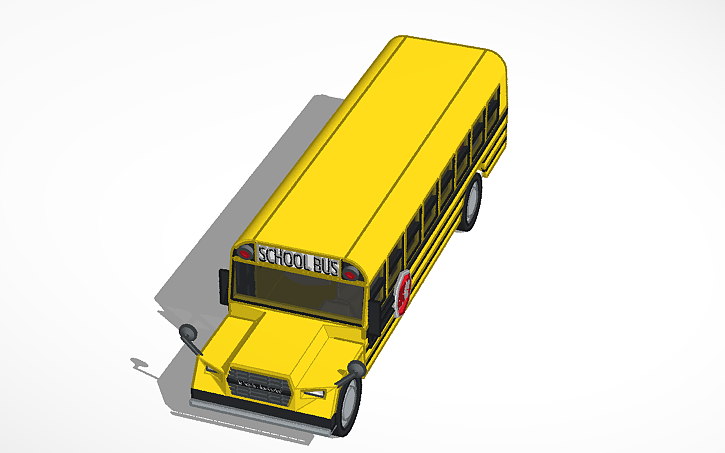 3D design Mobile home school bus conversion - Tinkercad